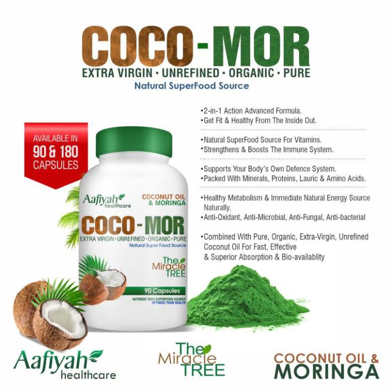 Coco-Mor (coconut oil & moringa) - Shifa Healthcare